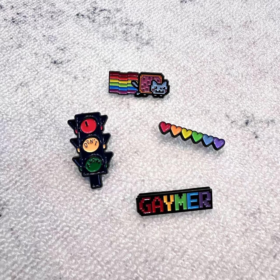 Show Your Pride and Style With These Fun Enamel Pins! Perfect for ...