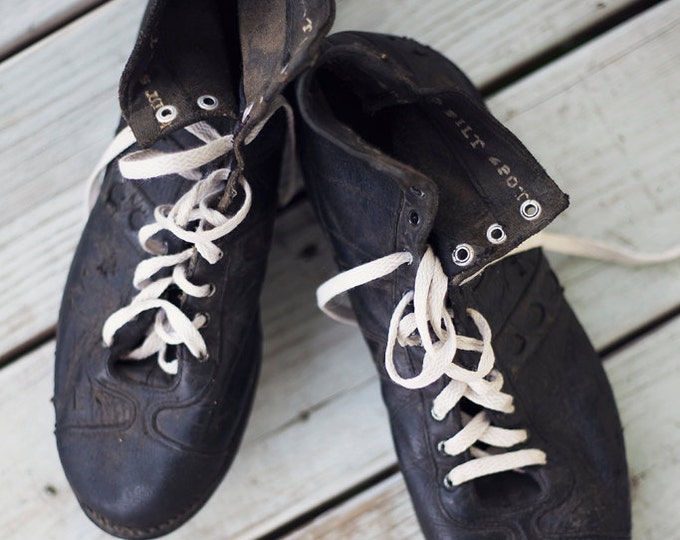 Vintage Spot Bilt Football Cleats - Size 10 - Etsy