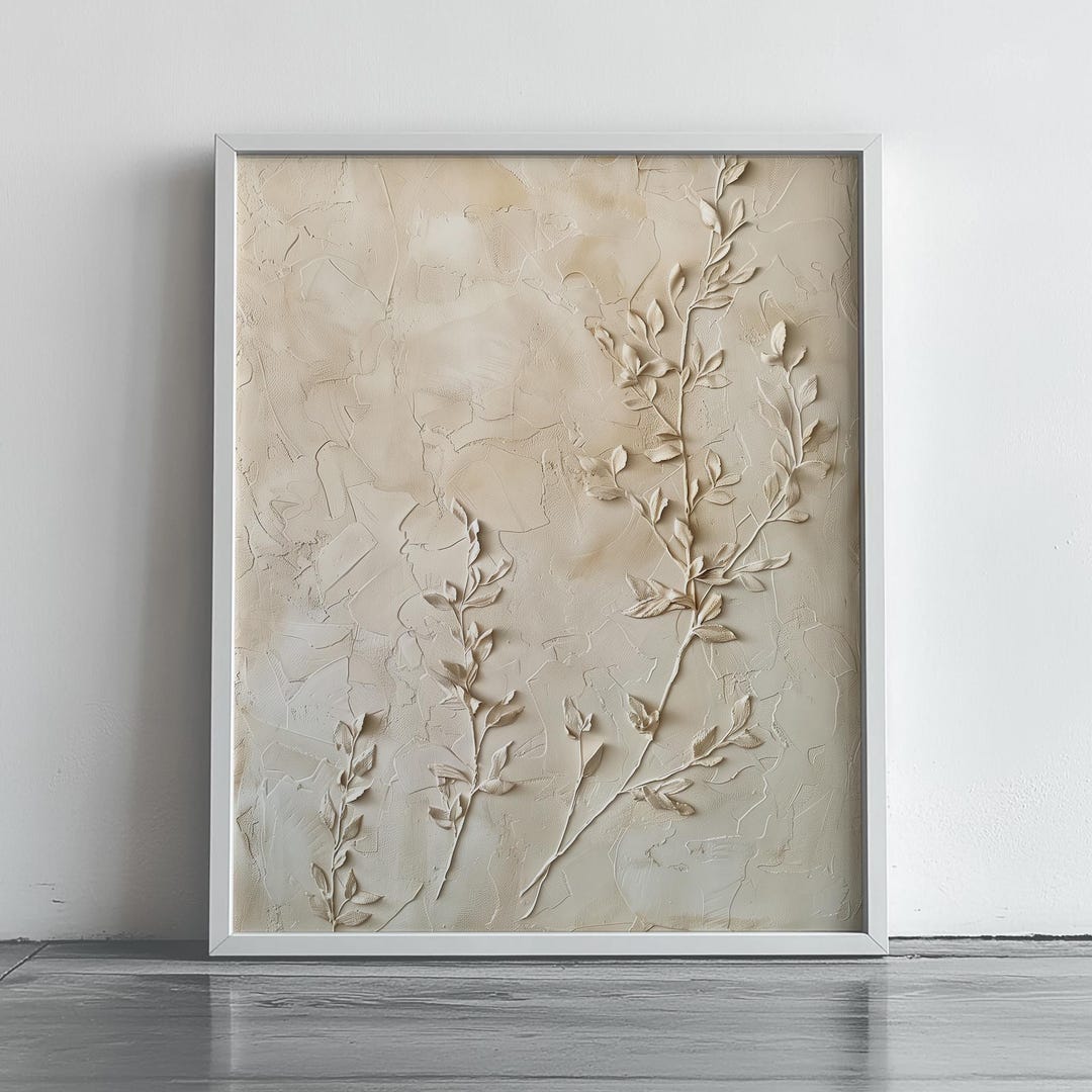 Modern Texture Printable Wall Art - Nature Inspired Plaster Texture ...