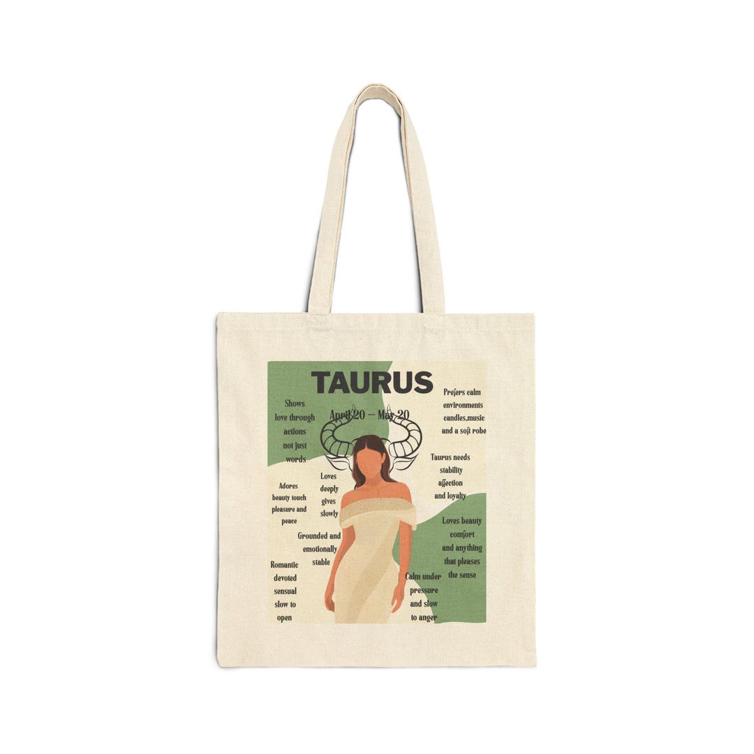 Zodiac Luxury Tote Bag- Horoscope Astrology Gift - Birth Month Gift - Etsy