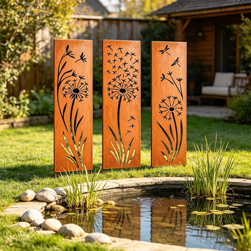Dandelion Garden Panel - Etsy