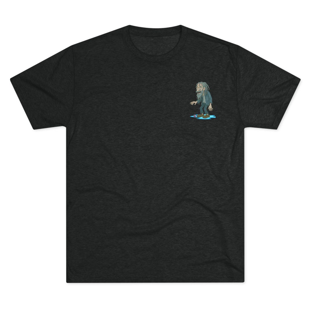 Vintage Homeless Guy Tri-blend Tee, Streetwear Graphic T-shirt, Retro ...