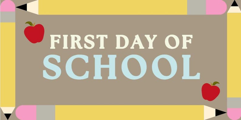 Back to School Banner Bundle - 6 Editable Digital Banners - Etsy