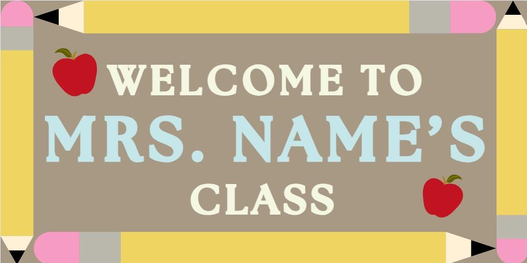 Classroom Banner Bundle - 6 Editable Digital Banners - Etsy