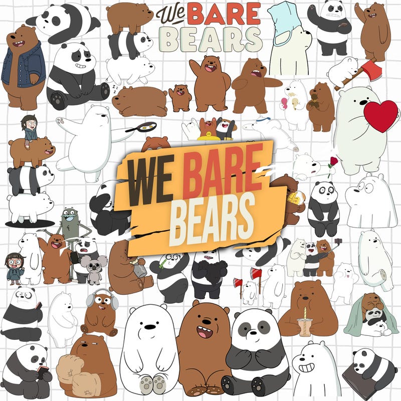 We Bare Bears - Etsy