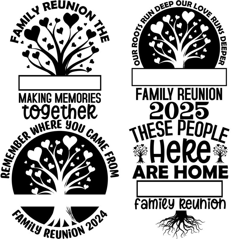 Family Reunion SVG Family Tree Png, Tree of Life Png Custom Family ...
