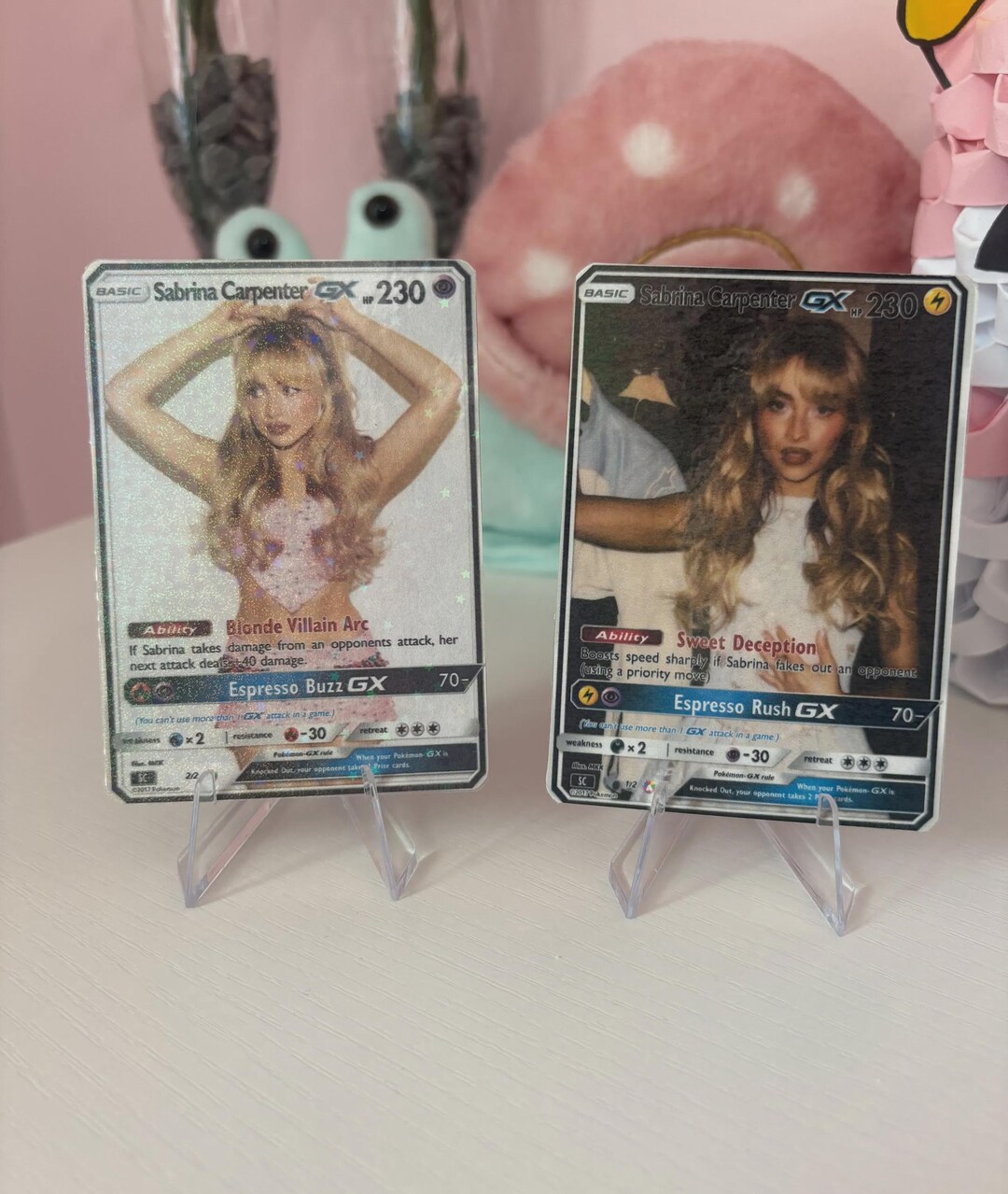 Sabrina Carpenter Customizable Holographic Collectable Photo Card *choose Your Own Holographic ...