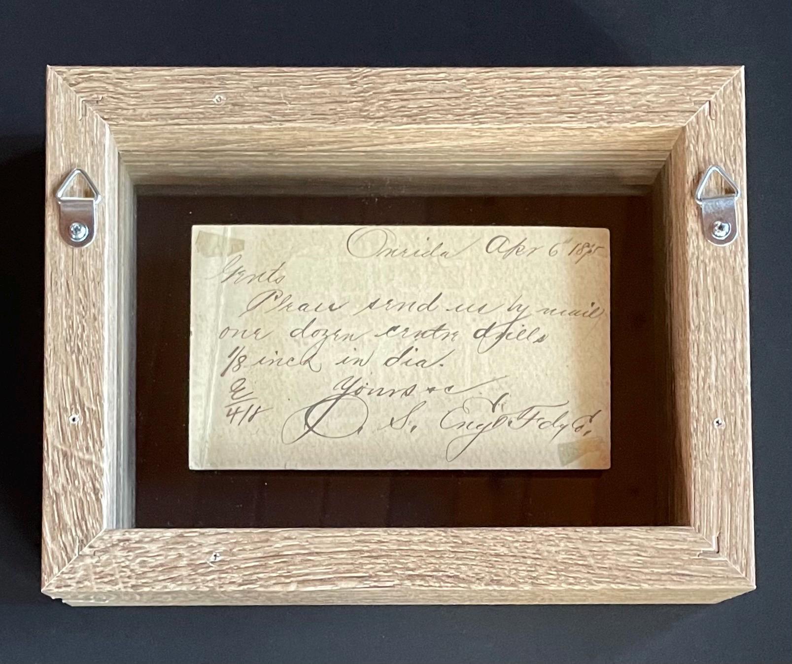 Vintage 1875 Postcard Shadowbox Art - Etsy