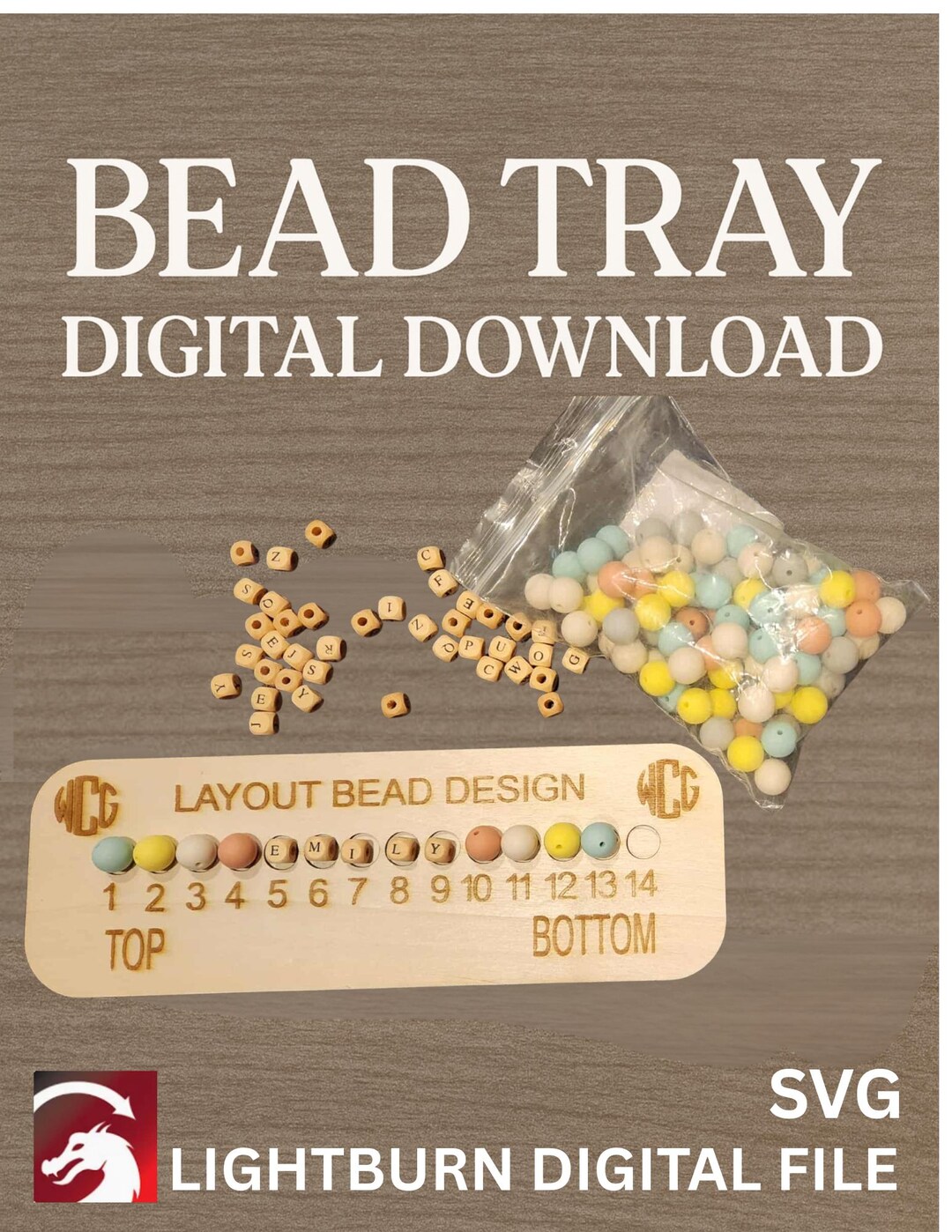 Bead Layout Board SVG | Jewelry Organizer Digital File - Etsy