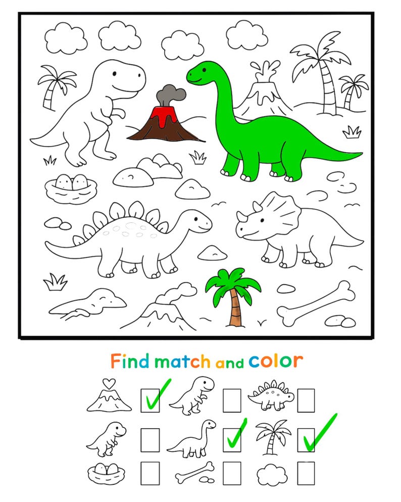 Procreate Coloring Pages for iPad – Digital Tracing & I Spy Coloring ...