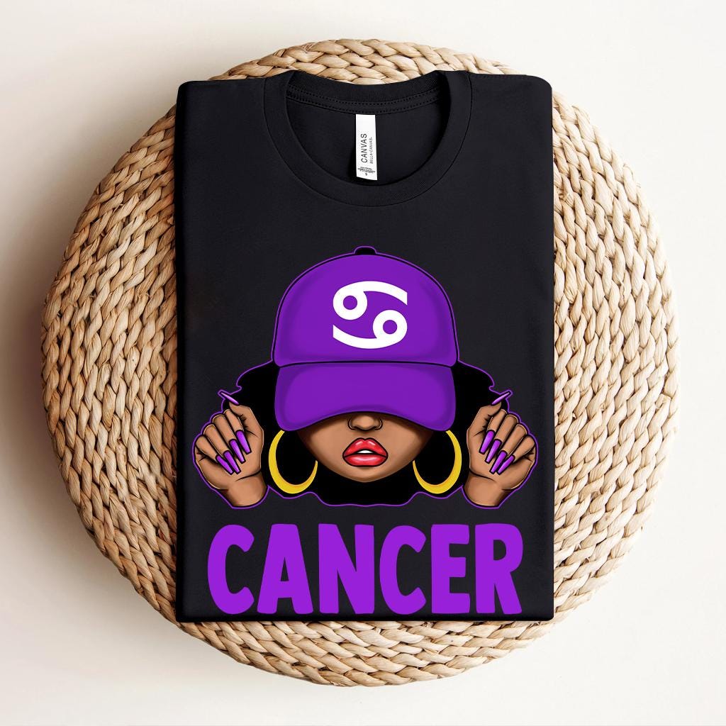 Cancer Queen PNG, Zodiac African American Woman (digital Download) - Etsy
