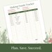 Christmas Sinking Funds Tracker | Holiday Savings Printable | Festive ...