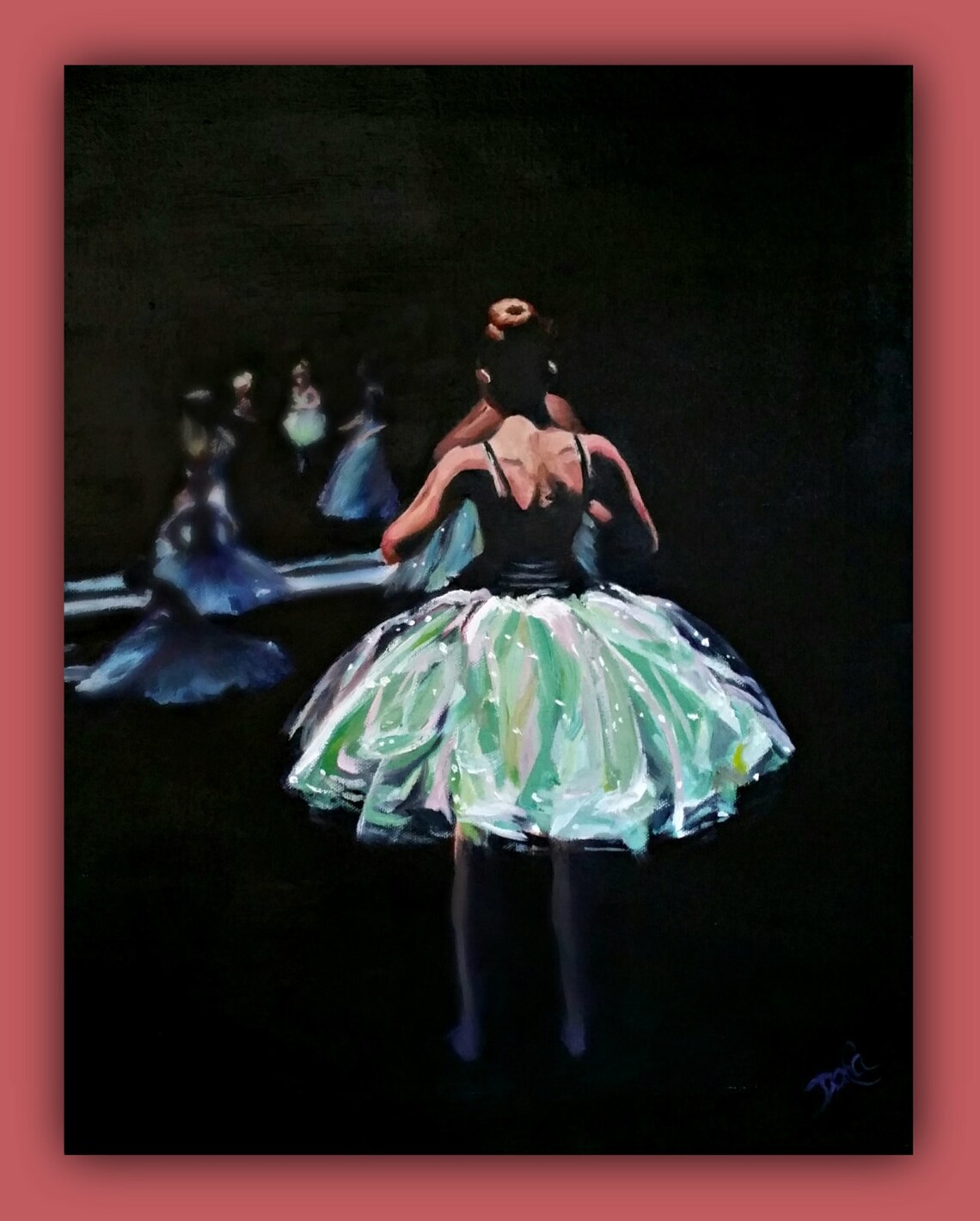 Oil Painting, "breathlessly Waiting" #originaloil #balletpainting ...