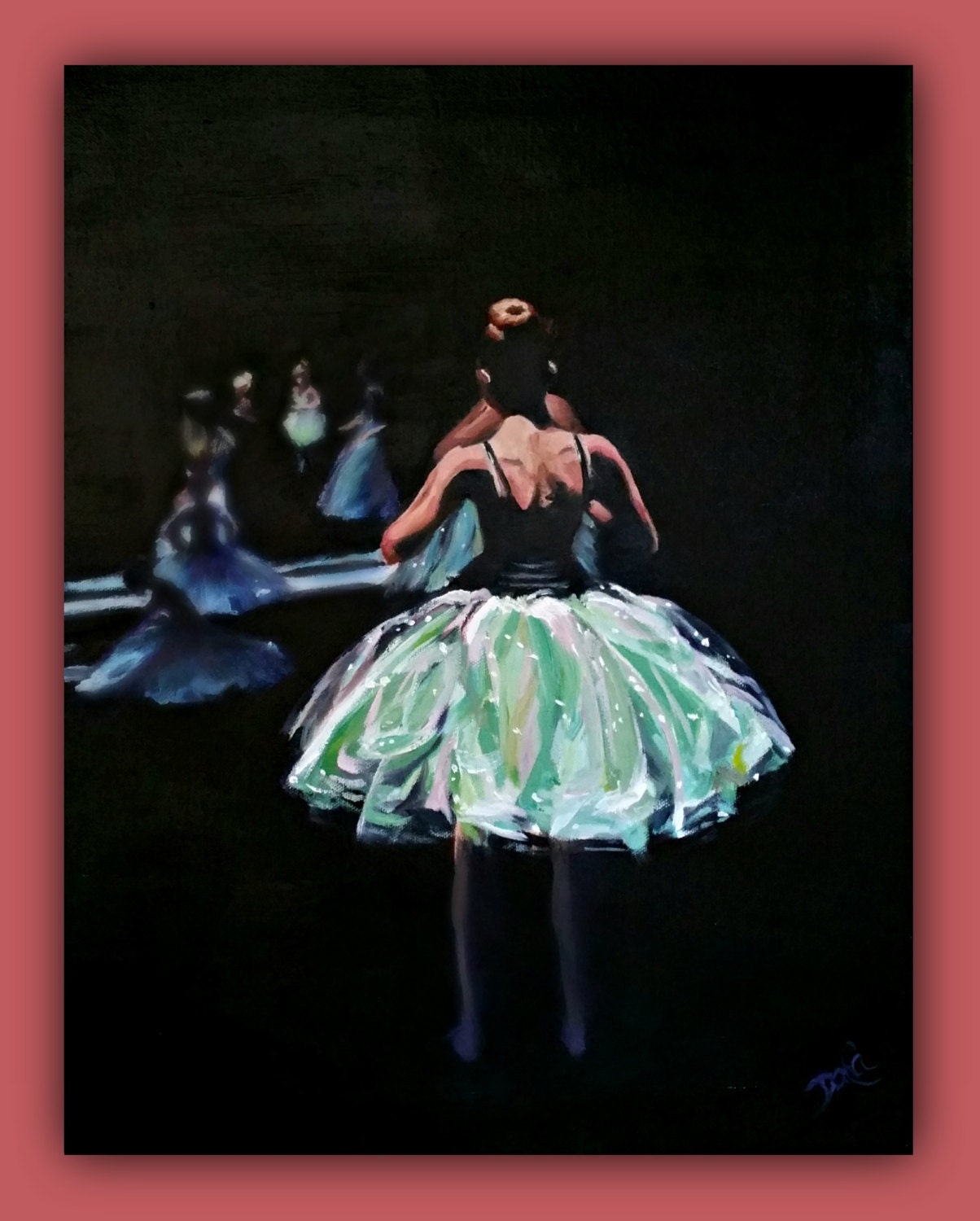 Oil Painting, "breathlessly Waiting" #originaloil #balletpainting ...