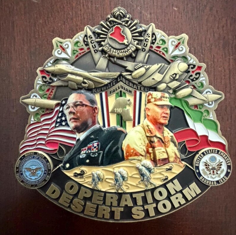 Operation Desert Shield Desert Storm 35th Anniversary Double-sided ...