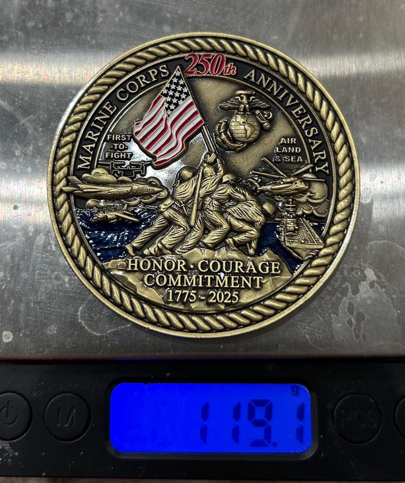 250th United States Marine Corps Anniversary Challenge Coin – Semper Fi ...