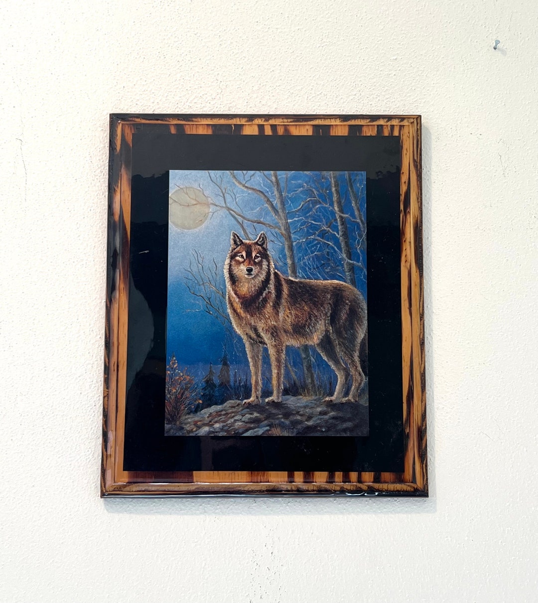 Wonderful Wolf Wall Hanging, Wolf Decor, Holographic Wolf Decor - Etsy