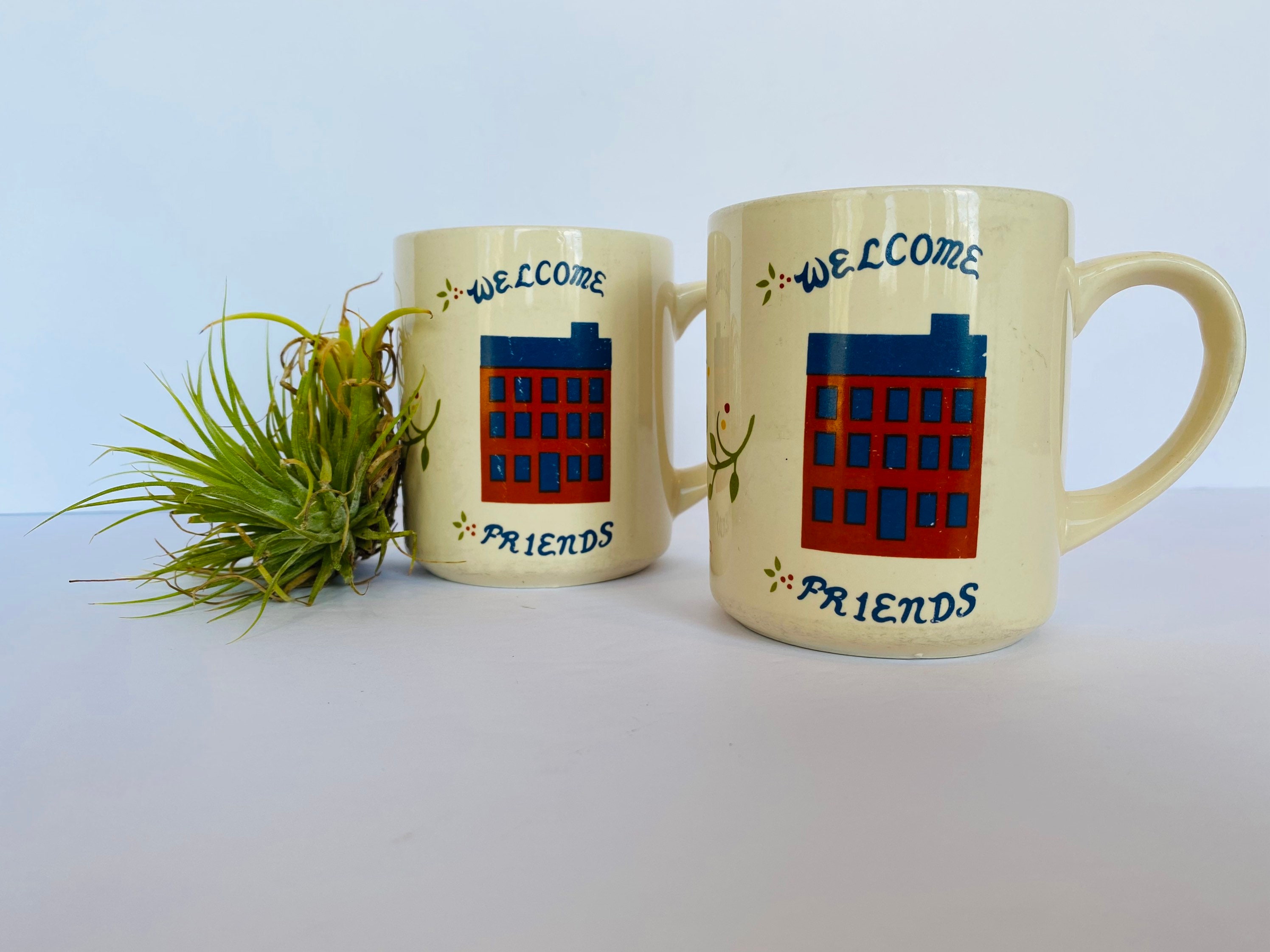 Welcome Friends Mug Set | Etsy