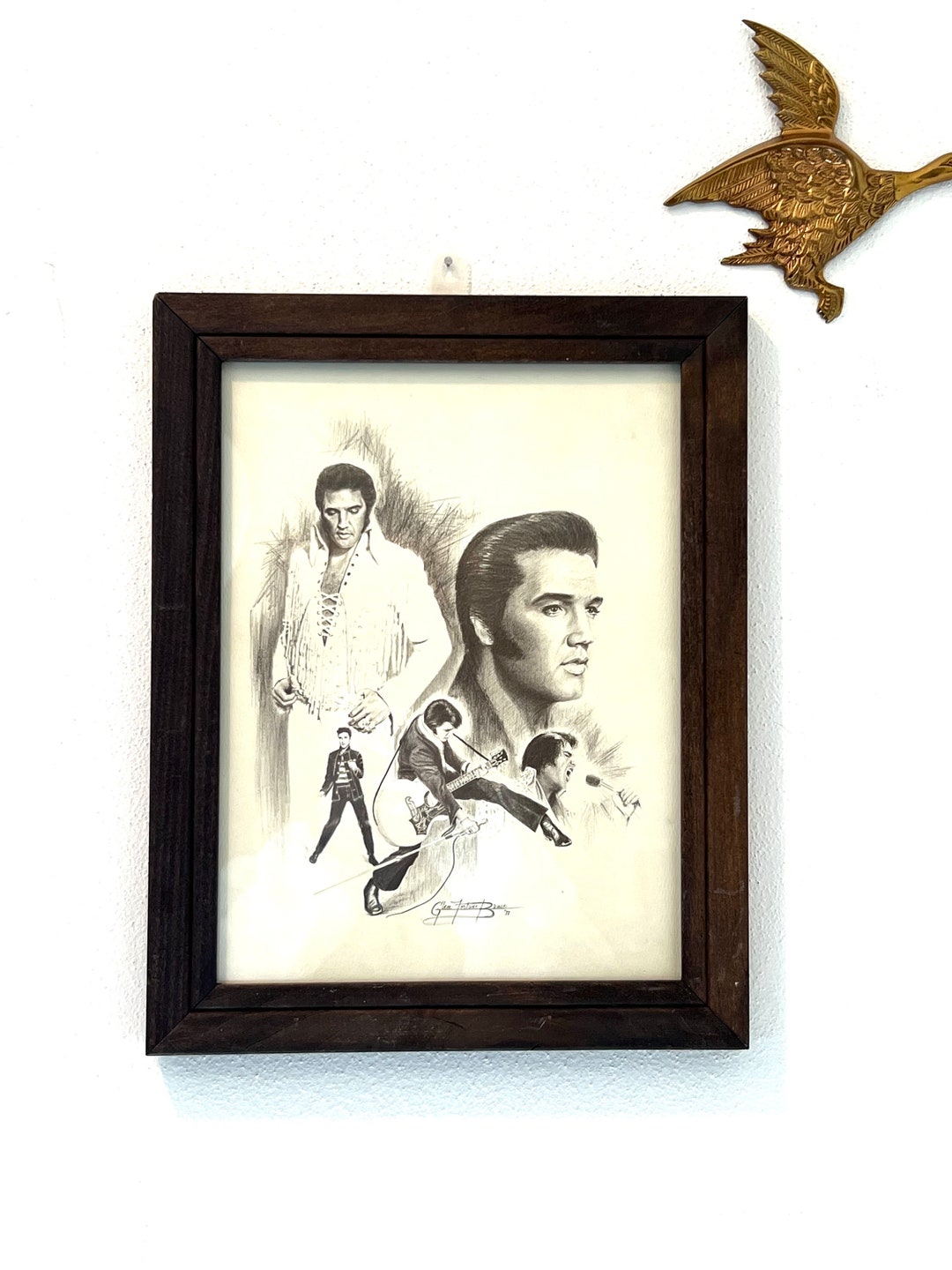 Elvis Drawing, Elvis Sketch, Original Art, Elvis Presley - Etsy