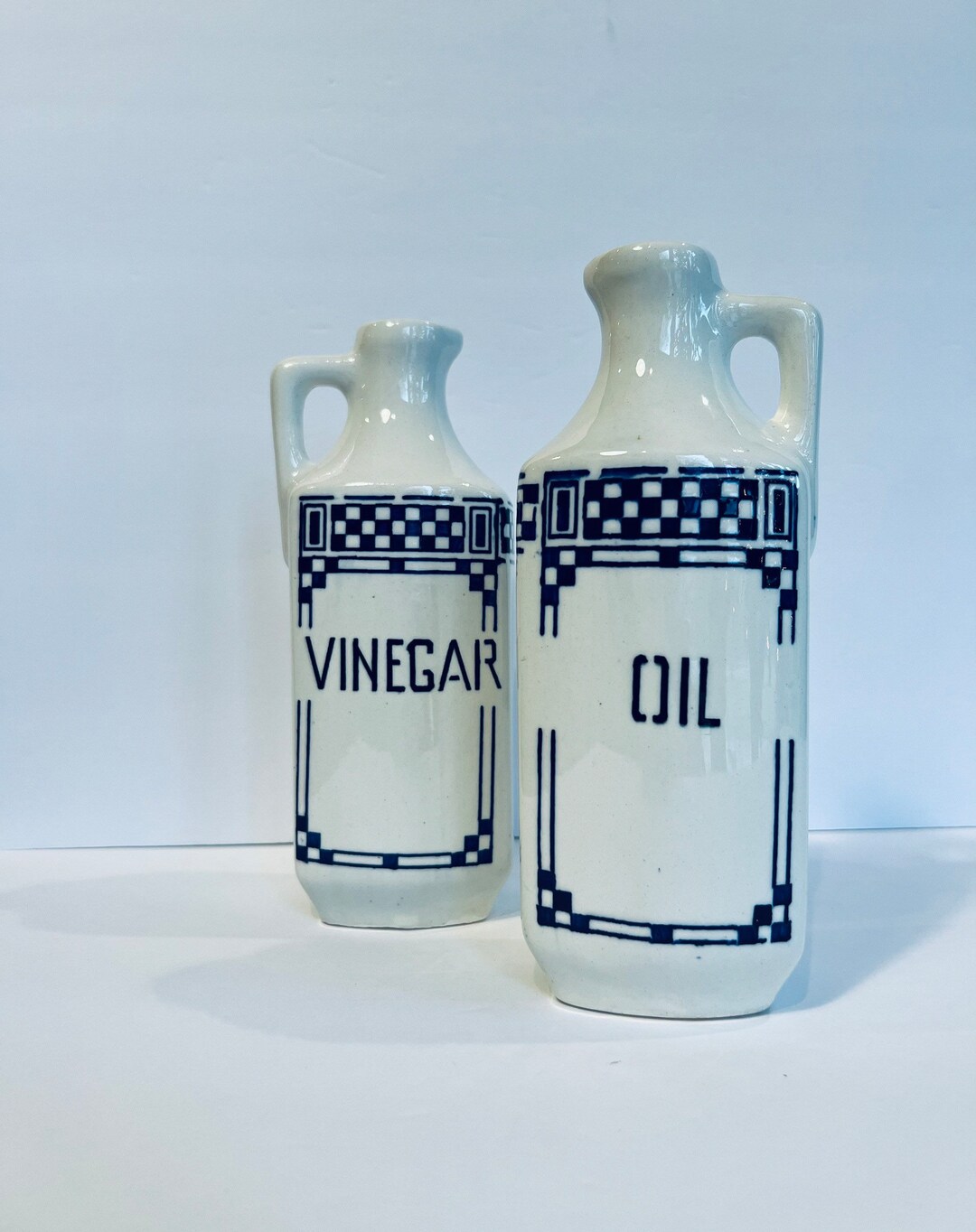 Oil and Vinegar Pitchers, Czechoslovakia, Kitchen - Etsy