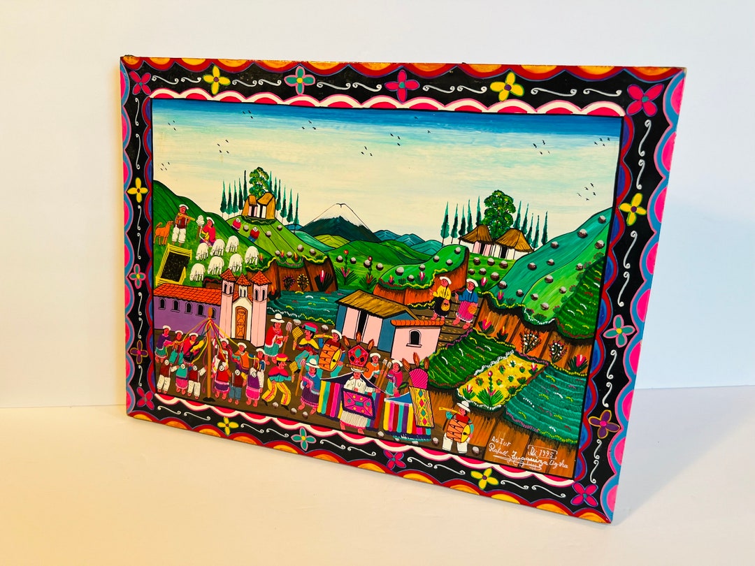 Original Ecuadorian Painting, Original Painting, Ecuador Painting - Etsy