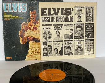 Vintage 1973 Elvis Presley Elvis Vinyl Album - Etsy
