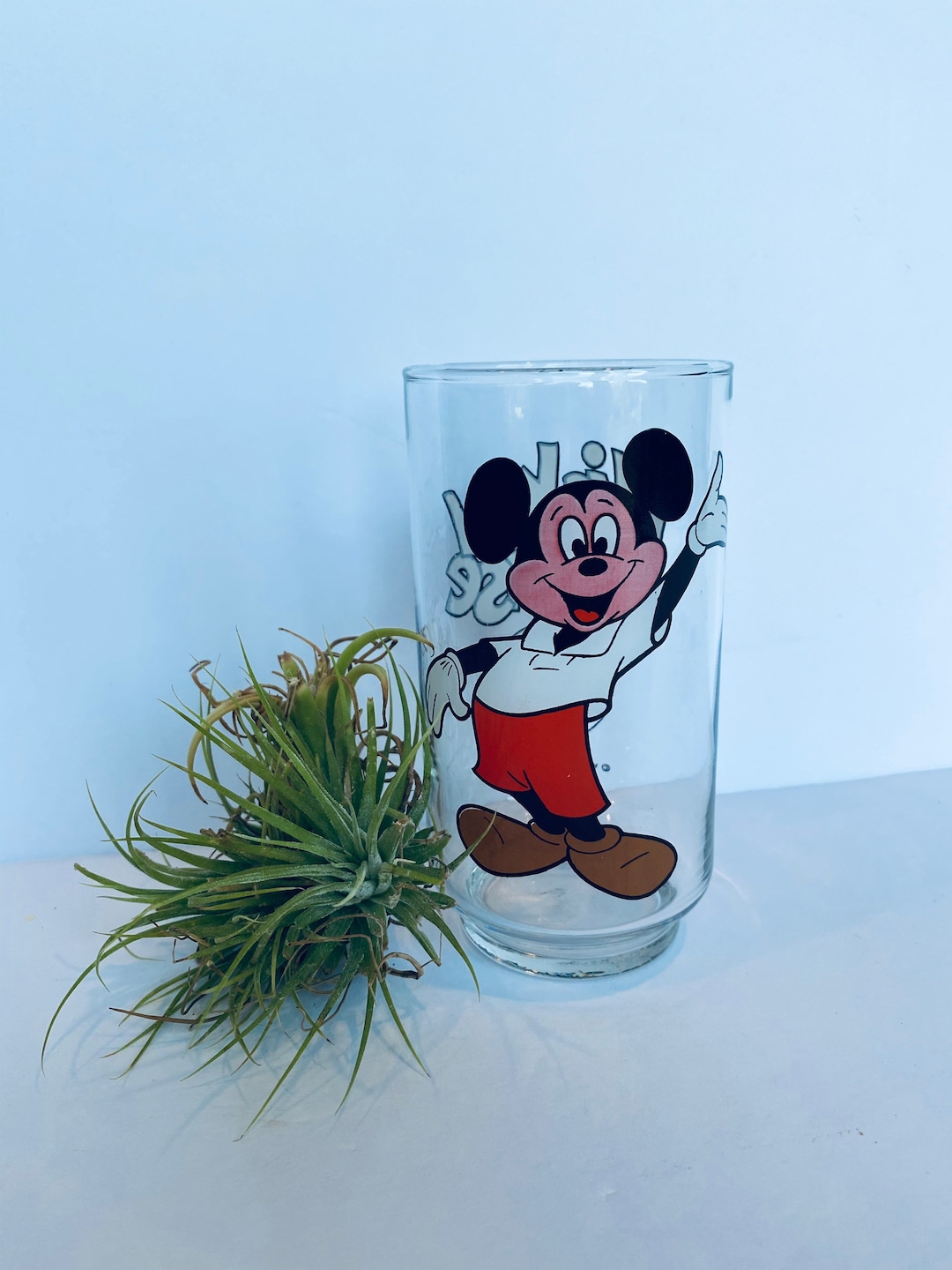 Mickey Mouse Club Glass, Mickey Mouse Glass - Etsy