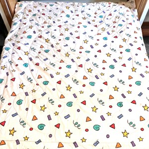 Vintage 1990s Crayons Reversible Comforter, Y2K Crayola Bedding - Etsy