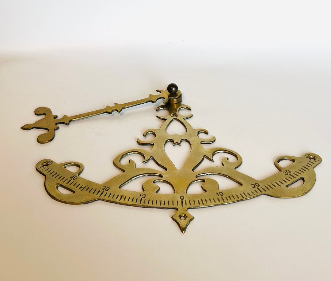 Vintage Nautical Solid Brass Inclinometer, Brass Decor - Etsy