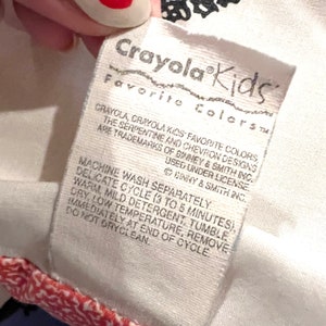 Vintage 1990s Crayons Reversible Comforter, Y2K Crayola Bedding - Etsy