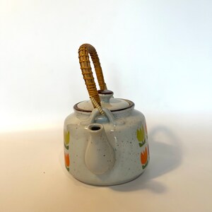 Tulip Floral Mod Teapot, Teapot, Floral Teapot, Tulip Kitchen Decor - Etsy