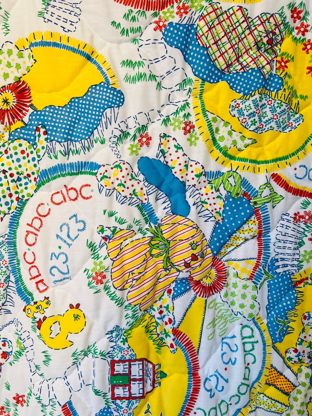 Vintage Primary Colors Baby Blanket, Baby Blanket - Etsy