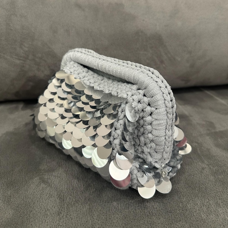 Crochet Sequin Clutch Bag Pattern: Beginner-friendly PDF & Video ...