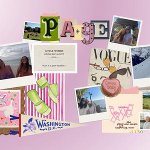 Custom Computer Lock Screen | Aesthetic Collage Desktop Wallpaper ...