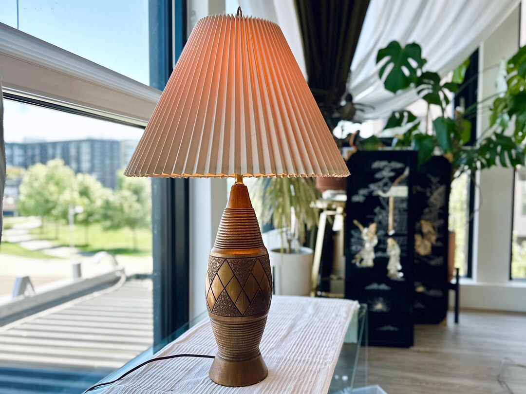 Plasto Atomic Lamp: Mid-century Modern Gold & Bronze Plaster, C.1950s ...