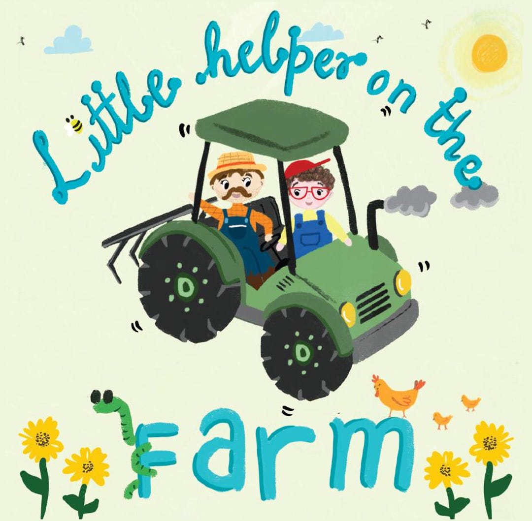 Children's Book: Little Helper on the Farm - Kindness & Gratitude - Etsy