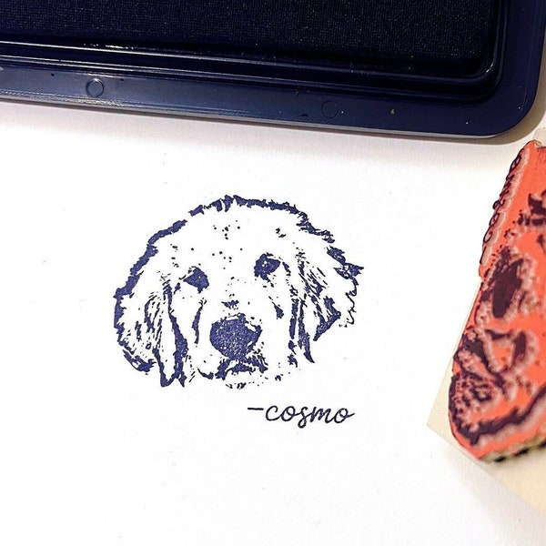 Dog Rubber Stamp - Etsy