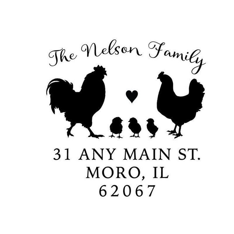 Chicken Stamps - Etsy
