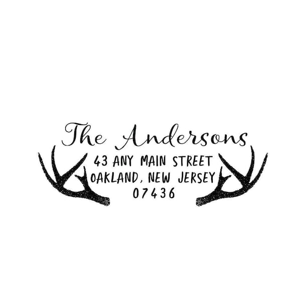 Deer Rubber Stamp - Etsy