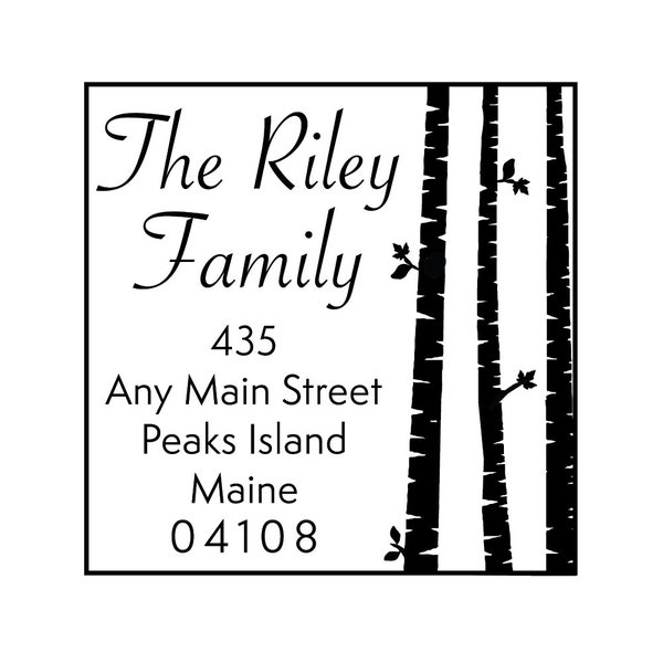 Birch Tree Stamps - Etsy
