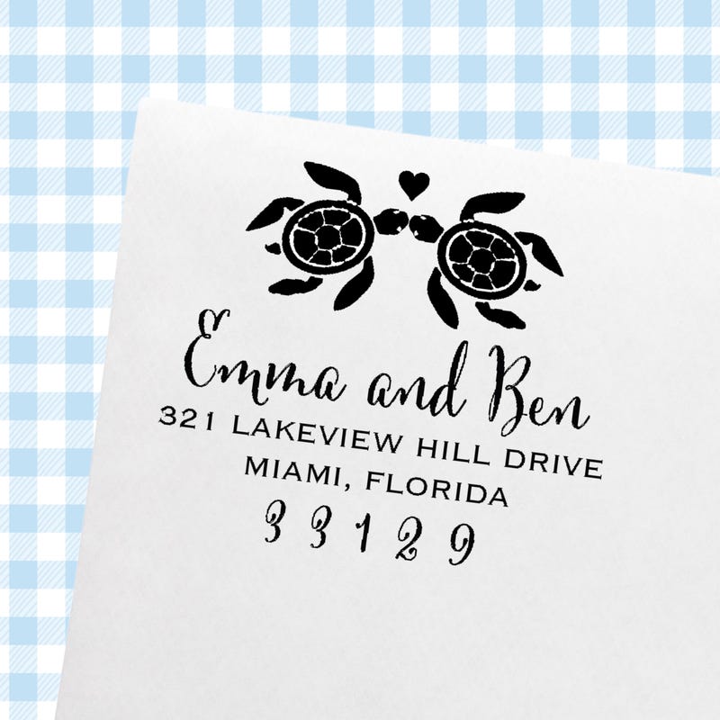 Turtle Stamp - Etsy