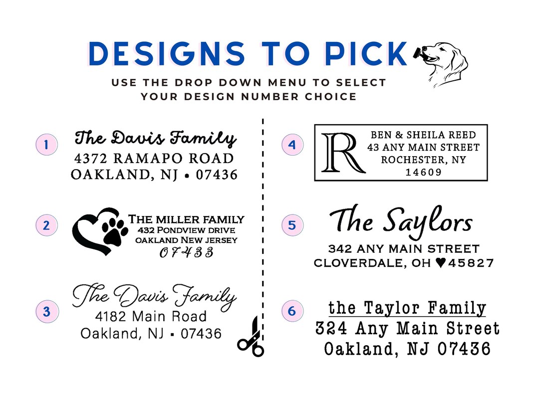 Custom Self-inking Address Stamp: Personalized Return Address - Etsy