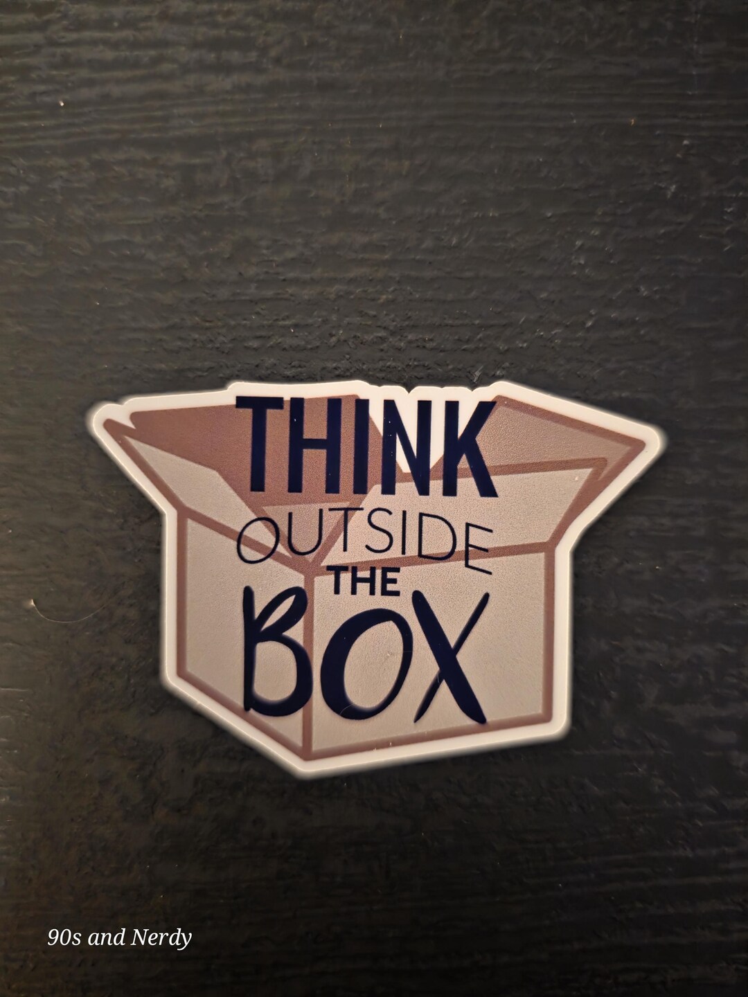 Think Outside the Box Sticker - Etsy