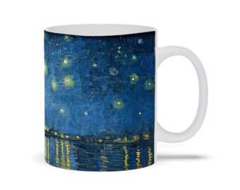 Starry Night Mug Vincent Van Gogh Mug Artsy Mug Great Gift - Etsy UK