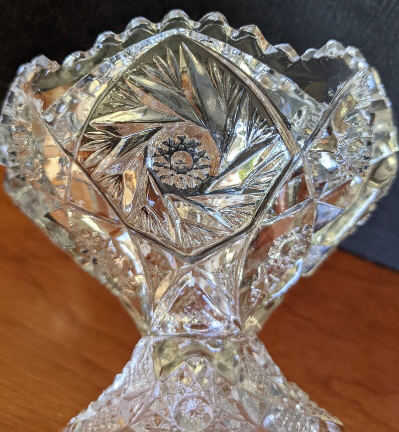 Vintage Imperial Glass Whirling Star Jam Jelly Compote Dish - Etsy