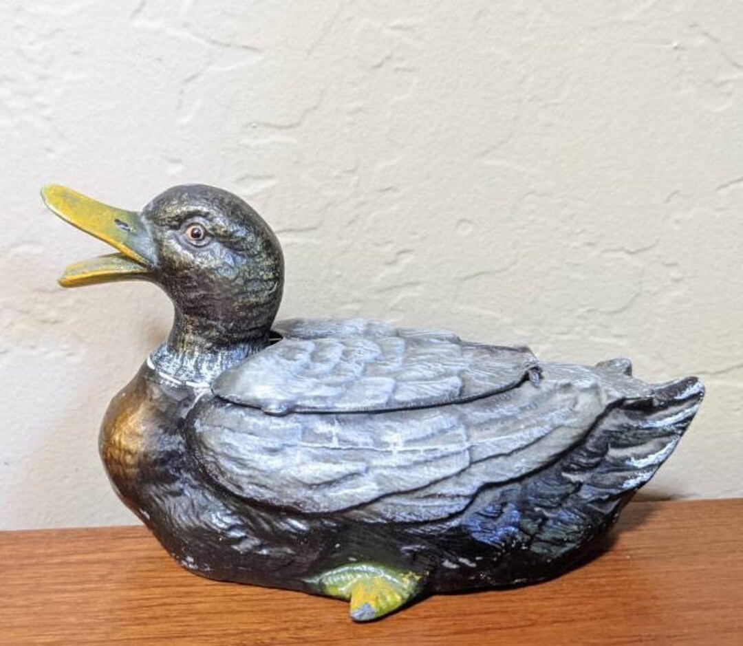 Vintage Austrian Duck Trinket Box Austria - Etsy