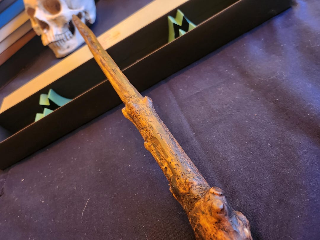 Spruce Wand With Runes, Custom Wand Box (16in) - Etsy