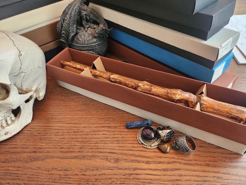 The Demodex Spruce Wand, Natural Bends Curves, 16 Inch Wood Magic Tool ...
