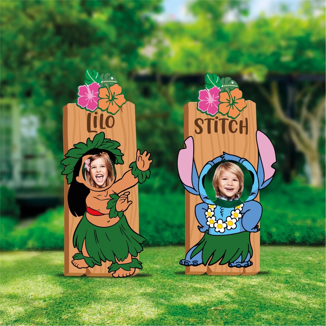 Lilo & Stitch Photobooth Backdrop – Coroplast Party Decor – Custom ...