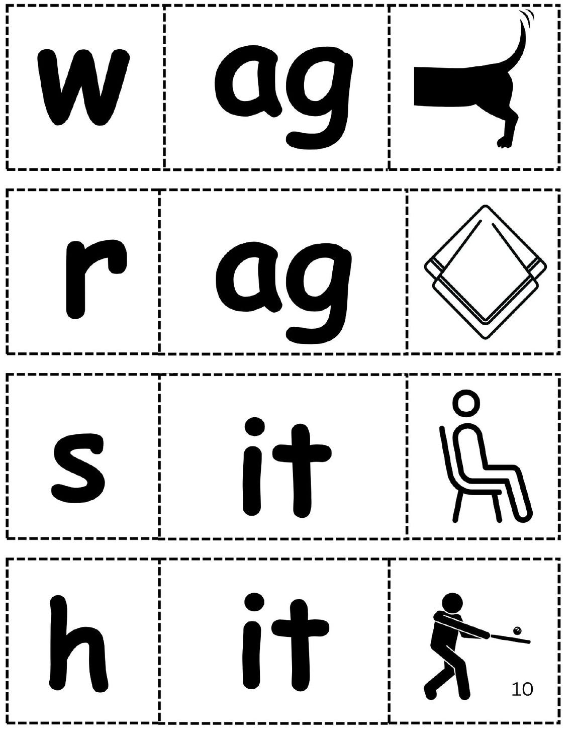 Word Family Match - Etsy